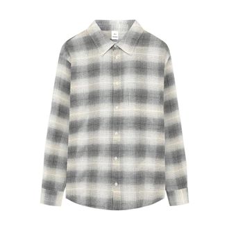 Won Hundred Homme, Chemises, Gris, Taille: S Chemise &agrave; carreaux Pete