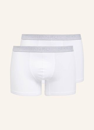 Hanro 2er-Pack Boxershorts Cotton Essentials weiss