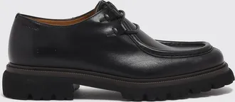 Ferragamo Derby-Schuhe aus glattem Kalbsleder mit Profilsohle
