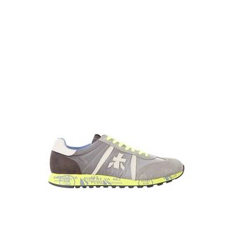 Premiata Premium Leder-Sneakers - - Shoes - Herren - Grau - 40 EU