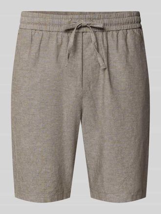 Only & Sons Regular Fit Bermudas aus Baumwoll-Leinen-Mix Modell LINUS