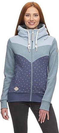 Ragwear TREGIS Veste à capuche zippée pour femme - Sweat à capuche - Chaud, Stone Blue 2321_2026, S