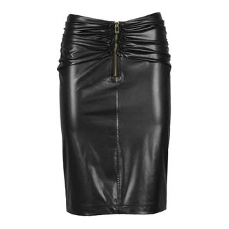 Pinko Pinko, Femme, Jupes, Noir, Taille: 32 FR &Eacute;l&eacute;gante Gonna Robe