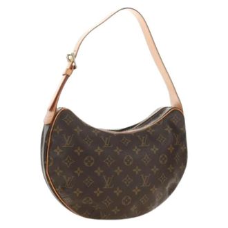 Louis Vuitton Pre-owned Monogram Croissant MM Umh&auml;ngetasche - - Pre-owned - Damen - Braun - ONE SIZE