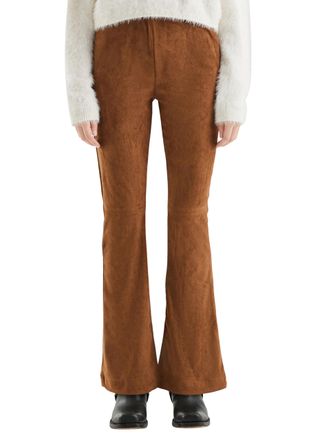 QS by s.Oliver Hose in Wildlederoptik