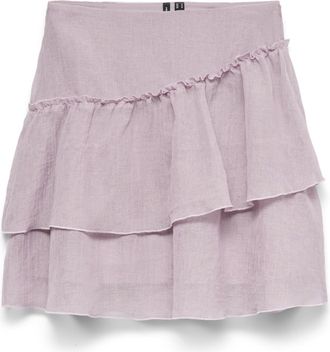 Vero Moda Vmsabrina Hw Short Flounce Skirt WVN Exp