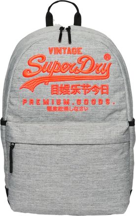 Superdry Damen Heritage Montana Rucksack Hellgrau Meliert 1SIZE