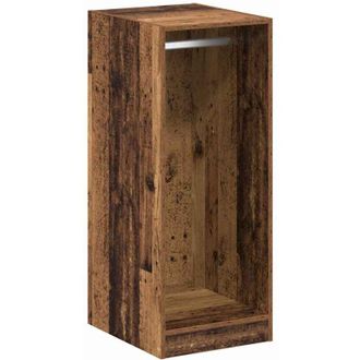 vidaXL Kleiderschrank mit Regal Altholz 41 x 48 x 102 cm Holzwerkstoff vidaXL