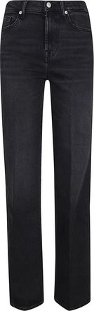 7 For All Mankind Femme, Jeans, Noir, Taille: W30 Modern Dojo Bottomline