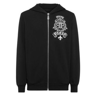Philipp Plein Homme, Sweatshirts et sweats &agrave; capuche, Noir, Taille: M Veste de jogging