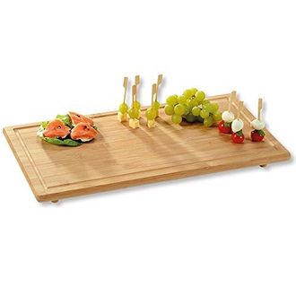 KESPER | Herdabdeckplatte, Material: FSC-zertifizierter Bambus, Maße: 50 x 28 x 4.5 cm, Farbe: Braun | 58591 13