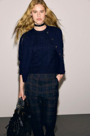 Gerard Darel Gilet &agrave; torsades - RAIZA - Marine