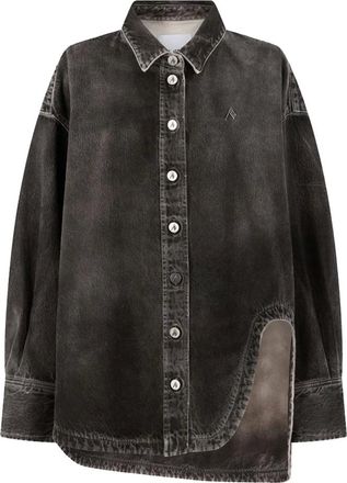 The Attico Femme, Blouses et Chemises, Noir, Taille: 38 FR 414 Camicia