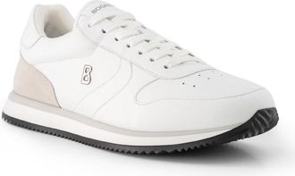 Bogner Herren Sneaker wei&szlig; Glattleder
