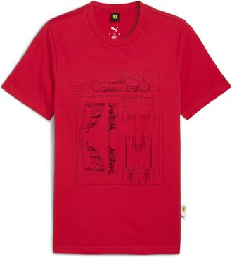 Puma Scuderia Ferrari Sportswear Graphic T-Shirt Herren, Accessoires, Rot, XL
