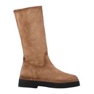 Alexander Hotto Femme, Chaussures, Beige, Taille: 38 1/2 EU Botte en Daim Doux
