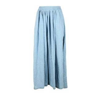 Forte_Forte Kleid aus Baumwoll-Leinen-Mix - - Skirts - Damen - Blau - XS
