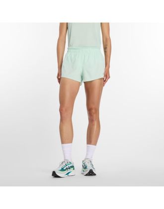 New Balance Rc - Shorts in Cosmic Jade, 3 Zoll Schrittl&auml;nge-Gr&uuml;n