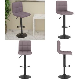 vidaXL vidaXL Barhocker Taupe Stoff