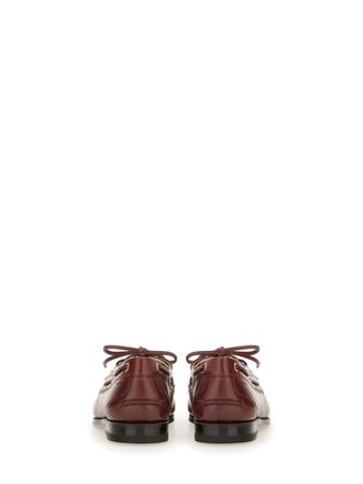 Bally Buffalo Leather Moccasin Loafer - Brown