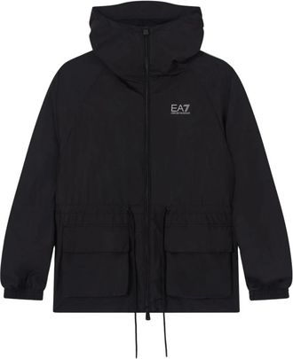 Emporio Armani Emporio Armani Ea7, Femme, Vestes, Noir, Taille: 40 FR Bomber Jacket