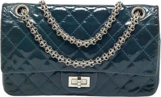 Chanel Sac &agrave; rabat 2.55 Pre-owned - Femme - Pre-owned - Bleu - Taille: ONE Size