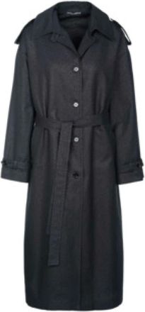 Dolce & Gabbana Damen, Mäntel, Schwarzk, 2XSGröße