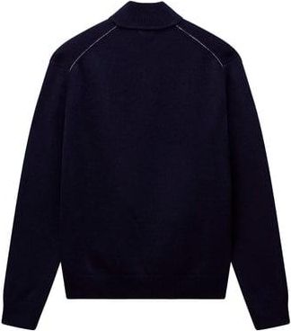Napapijri Pull droit col montant en laine m&eacute;lang&eacute;e
