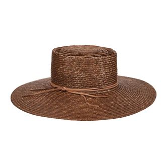 Eleventy Chapeau &agrave; larges bords - Femme - Accessoires - Brun - Taille: M
