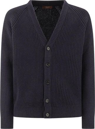 Cruna Strickjacke - - Knitwear - Herren - Blau - XL