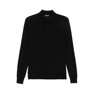 Tom Ford Homme, Tops, Noir, Taille: 3XL Pull Élégant en Noir