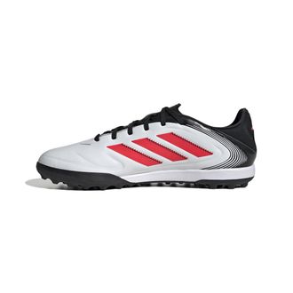 adidas Unisex COPA Pure III League Turf Football Boots Fußballschuhe, Cloud White/Lucid Red/Core Black, 44 2/3 EU