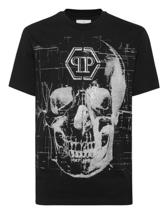 Philipp Plein T-Shirt Rundhalsausschnitt Ss Skull