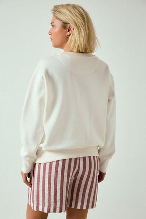 Next Sweater Shirt mit Rundhalsausschnitt (1-tlg)