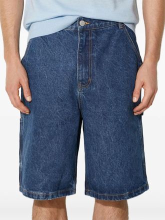 Icecream short en jean à patch Ice Cream - Bleu