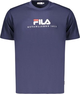 Fila Valsera Regular Logo T-shirt - - Tops - Herren - Blau - L