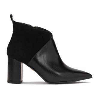 Kazar Schwarze Stiefel aus glattem Leder und Wildleder - - Shoes - Damen - Schwarzk - 39 EU