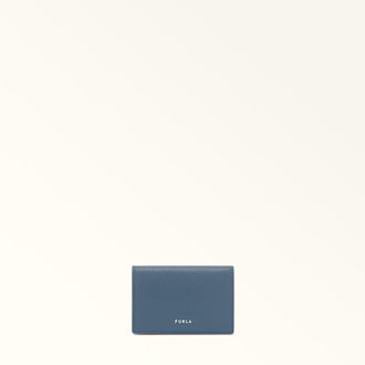 Furla Man Project Kartenetui S Grigio Blu Strukturiertes Kalbsleder Milos Herren