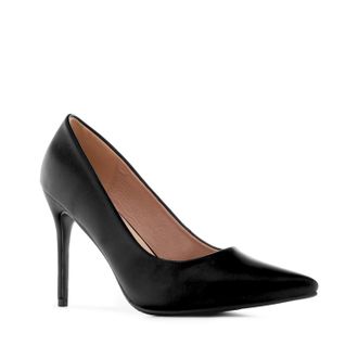 Andres Machado Andres Machado - Elegante Pumps f&uuml;r Damen/Junge Frauen - AM5371 - High Heels/Klassische Damenschuhe mit Absatz und extra breitem Fu&szlig;bett - Soft Schwar