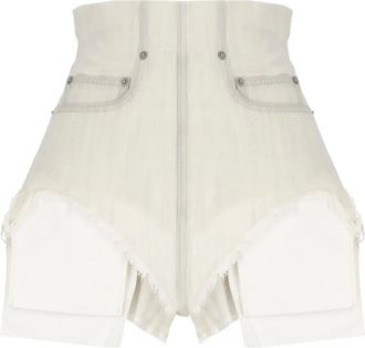 Rick Owens Femme, Shorts, Beige, Taille: 40 FR Dirt Cutoffs