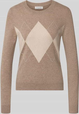 Christian Berg Slim Fit Strickpullover aus Kaschmir-Mix mit Rundhalsausschnitt