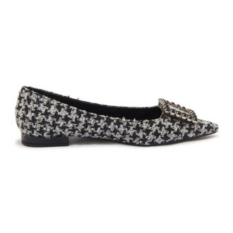 Roberto Festa Milano Elegante Ballerina Flache Schuhe Made in Italy - - Shoes - Damen - Schwarzk - 39 EU
