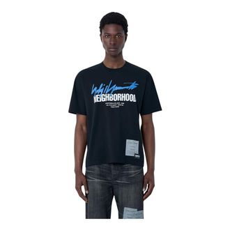 Yohji Yamamoto Homme, Tops, Noir, Taille: L T-shirt &agrave; motif logo