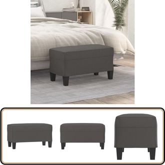 vidaXL Sitzbank Grau 70x35x41 cm Kunstleder - Sitzbank - Grau - Kunstleder - Sofa - Wohnzimmermöbel