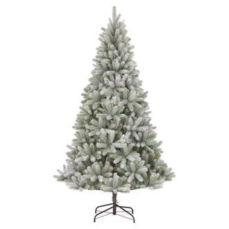 Black Box Trees Nagoya Frosted Künstlicher Weihnachtsbaum - Tannenbaum mit Schnee - H240 x Ø138 cm - Grün/Weiß