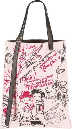 Looks by Wolfgang Joop Shopper PRINTS aus recyceltem Baumwoll-Canvas