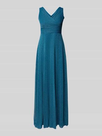 Troyden Collection Abendkleid mit V-Ausschnitt