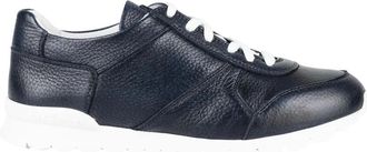 Kiton Homme, Chaussures, Bleu, Taille: 42 EU Leather Deer Baskets