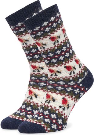 Barbour Lange Socken Barbour Robin Fair Isle LSO0077NY55 Dunkelblau
