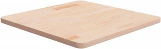 vidaXL Dessus de table carr&eacute; 60x60x2,5 cm Bois ch&ecirc;ne massif non trait&eacute; vidaXL